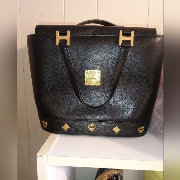 MCM | Bags | Mcm Top Handle Bag Pristine Condition | Poshmark